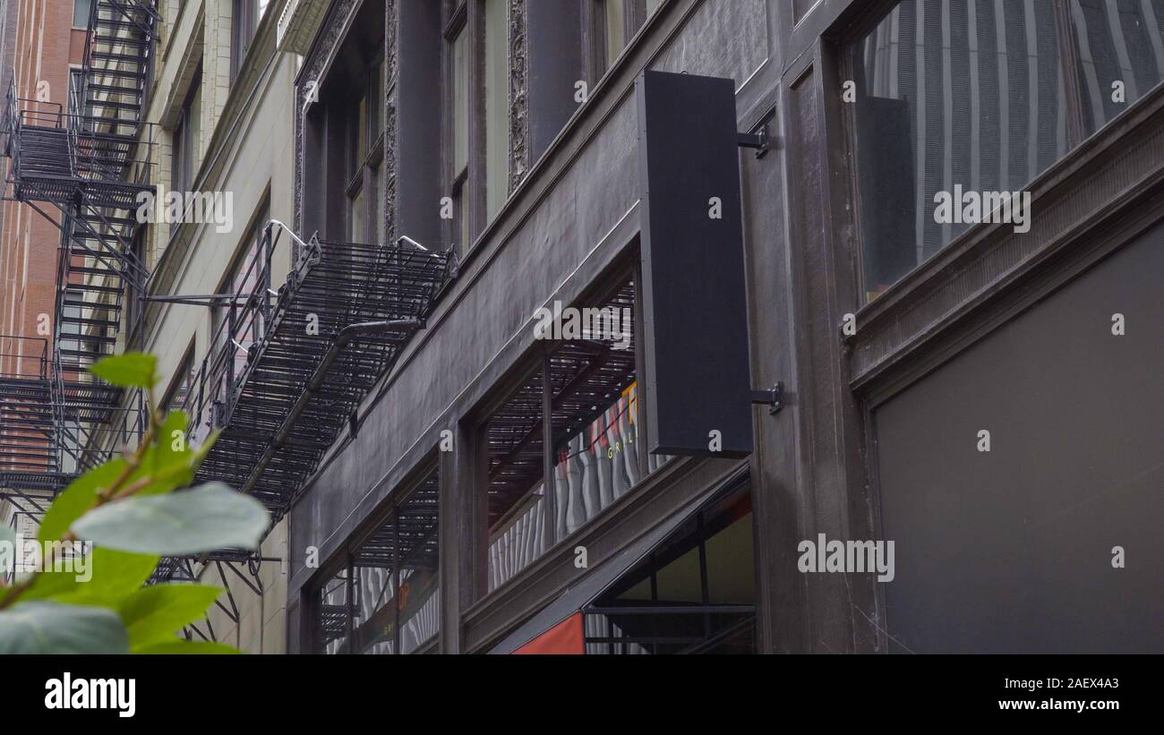 Generic bar restaurant day establishing hi-res stock photography and ...