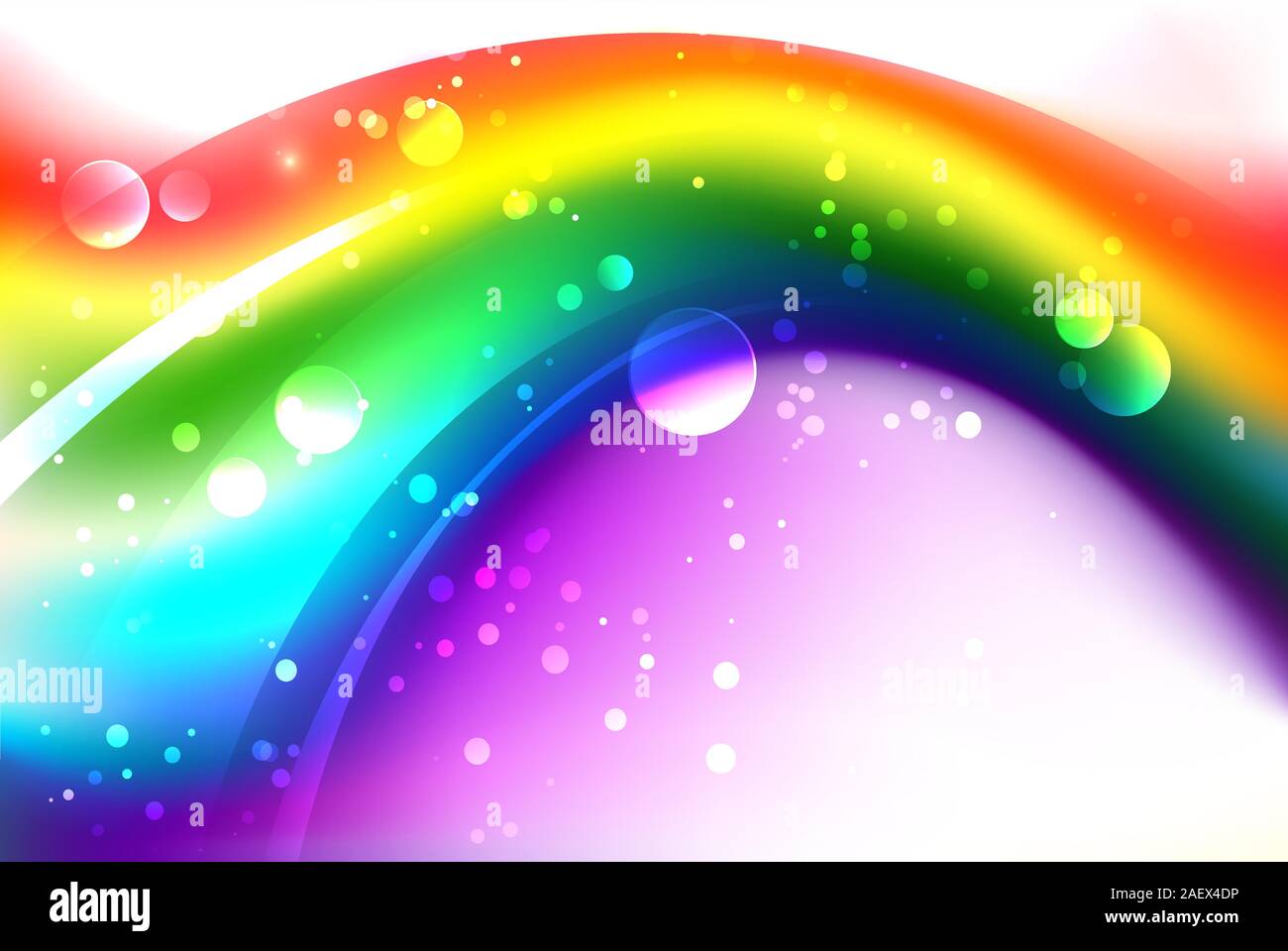 Bright Rainbow Background
