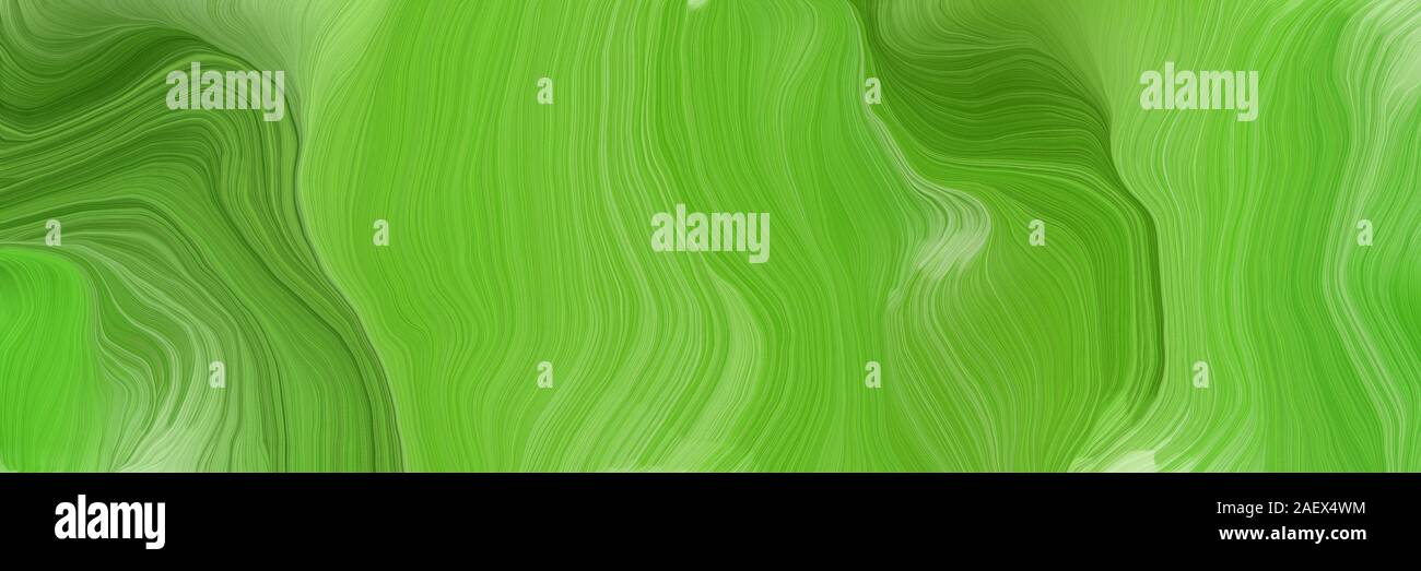 horizontal banner with waves. modern curvy waves background ...