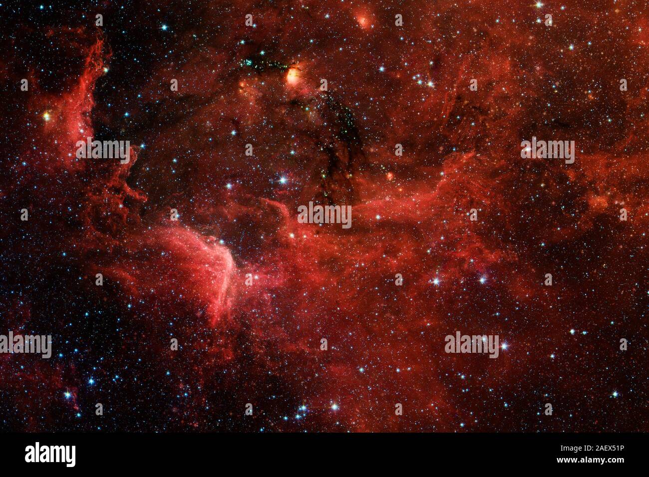 Infinite space with nebulae and stars. Elements of this image furnished ...
