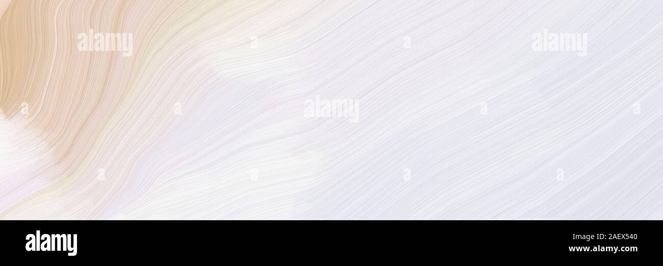 dynamic horizontal banner. curvy background design with lavender, tan ...