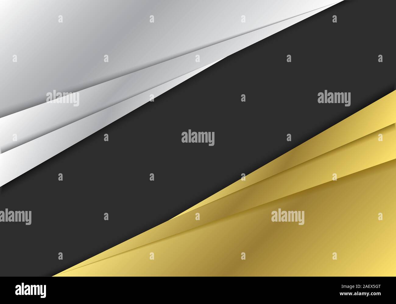 Silver metallic foil Stock Vector Images - Alamy