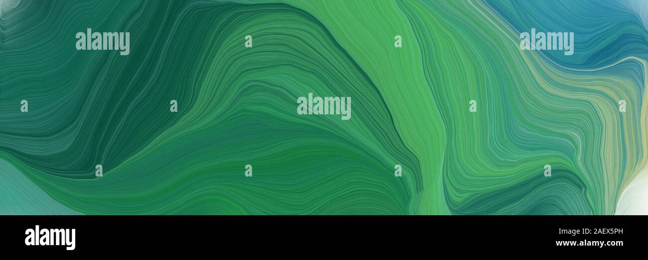 horizontal banner with waves. elegant curvy swirl waves background ...