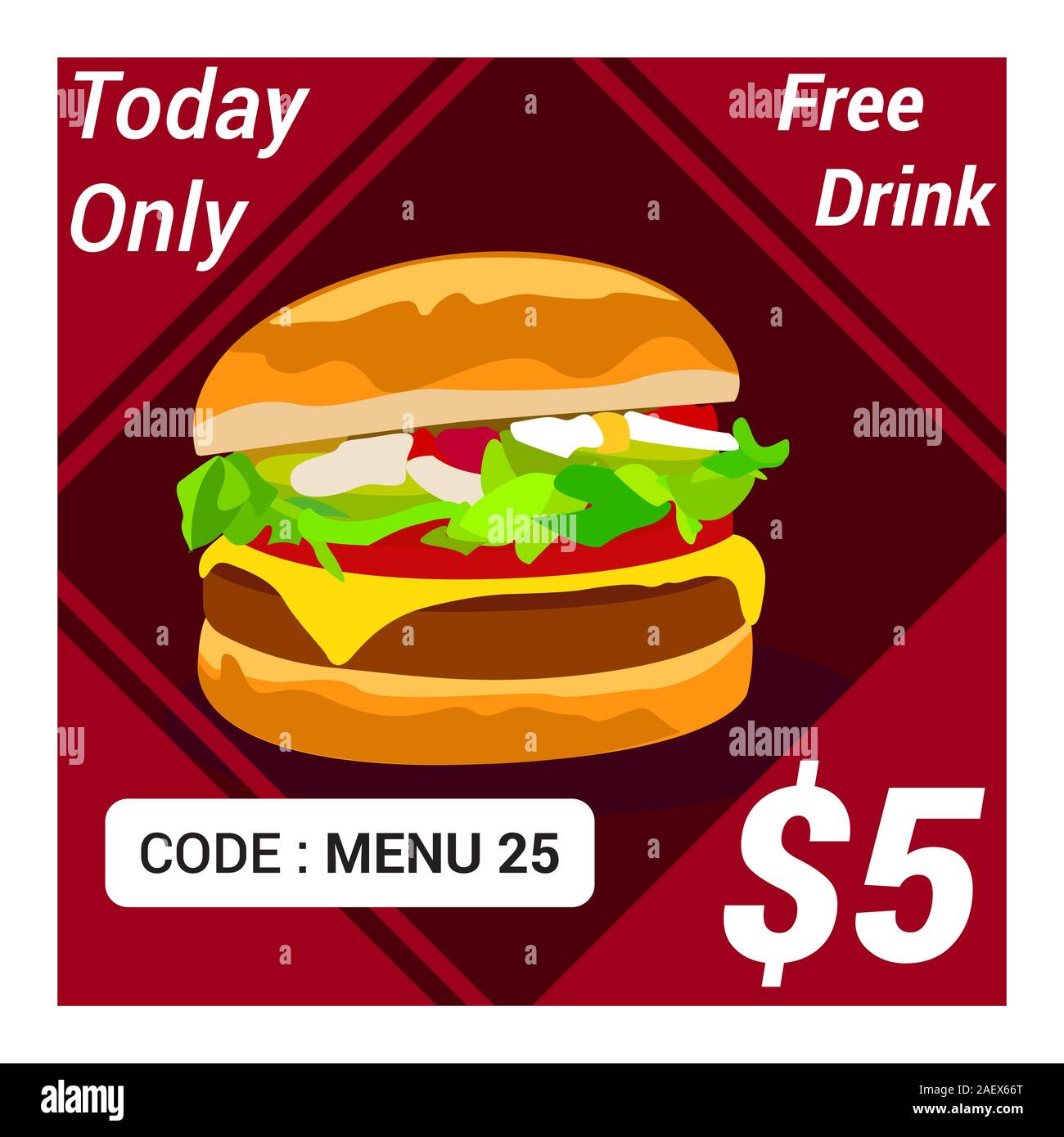 social media marketing square poster template Stock Vector Image & Art ...