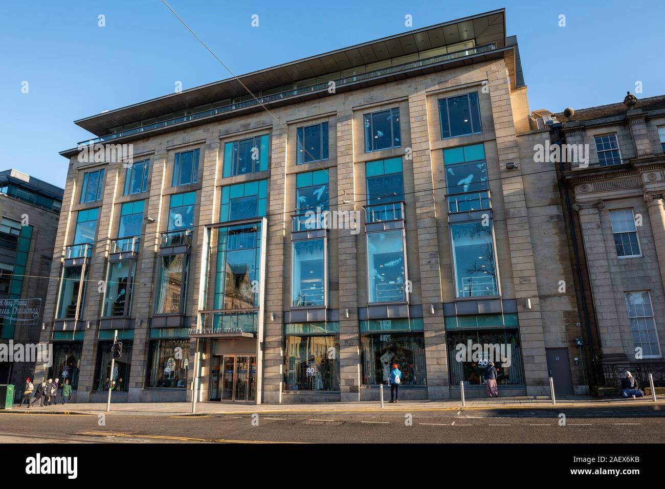 Harvey nichols department store in edinburgh hi-res stock photography ...
