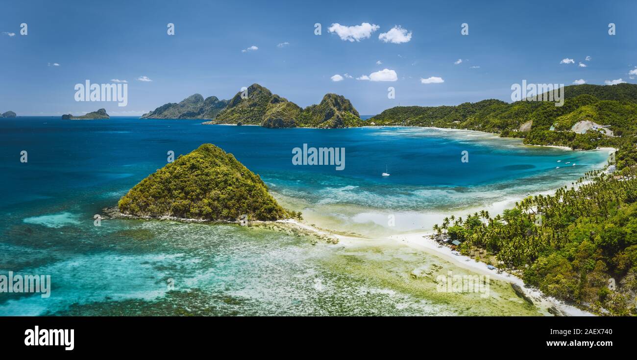 Palawan archipelago aerial hi-res stock photography and images - Alamy