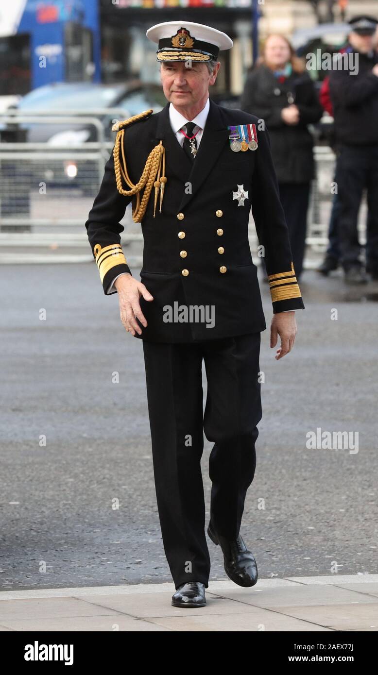 Vice Admiral Sir Timothy Laurence arriving for a service of ...