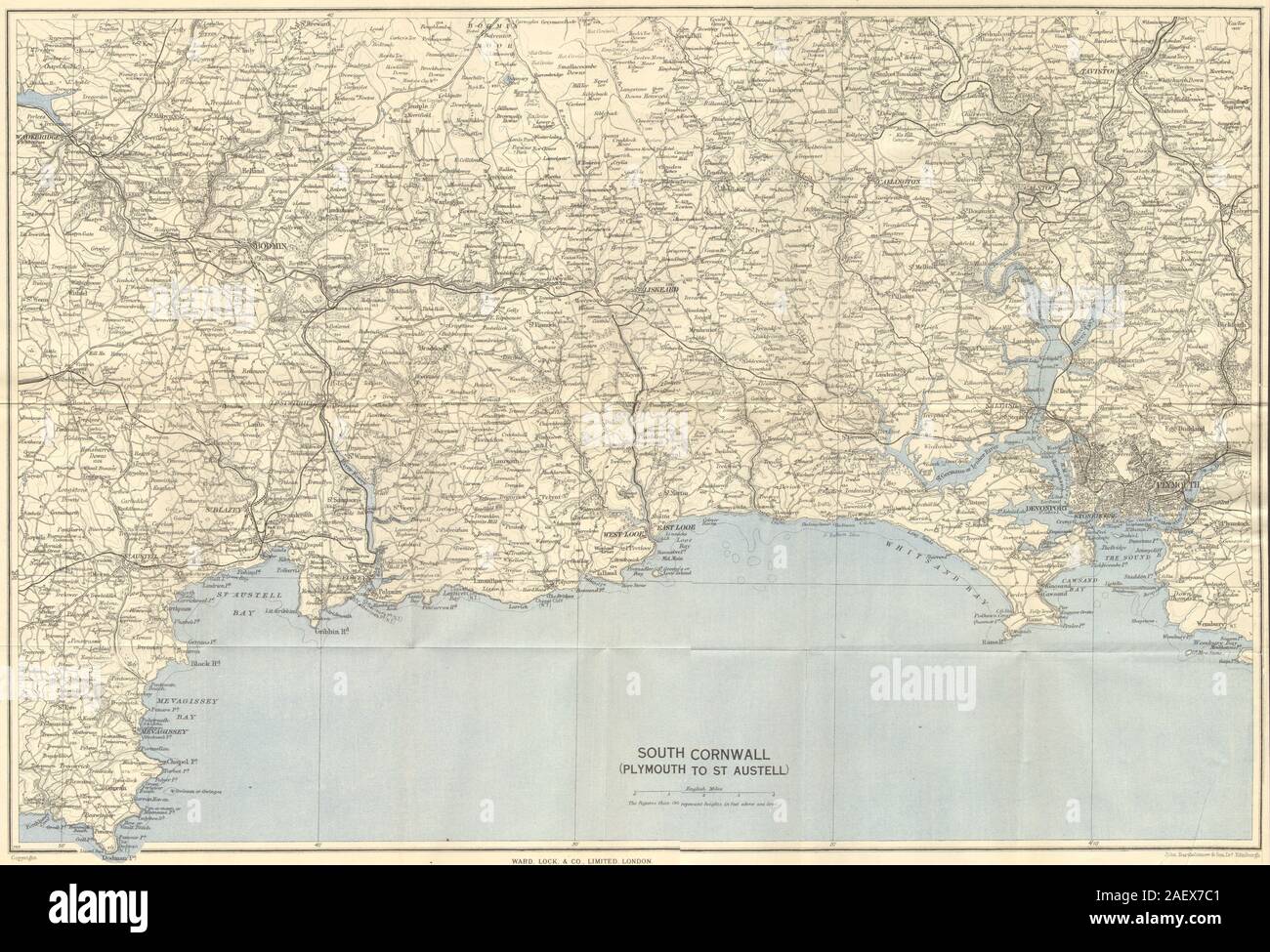 SOUTH CORNWALL COAST/TAMAR Plymouth Fowey Looe Mevagissey St Austell ...