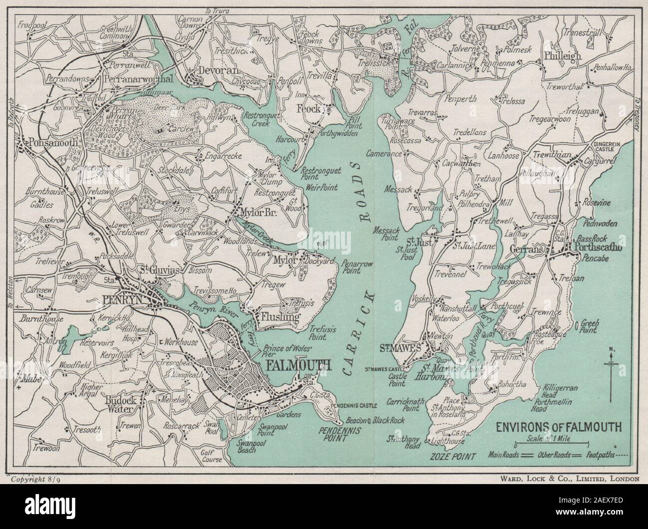 Looe cornwall roads hi-res stock photography and images - Alamy