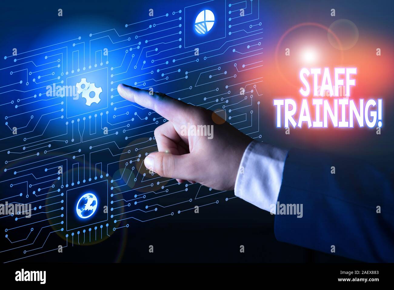 Handwriting text Staff Training. Conceptual photo learn specific ...