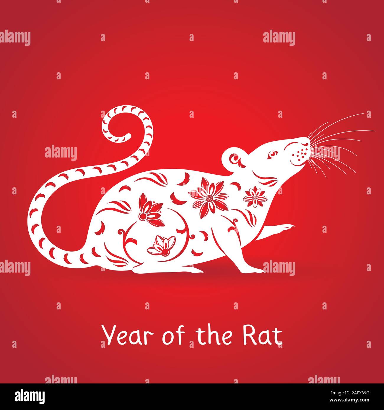 Red sign white lettering Stock Vector Images - Alamy