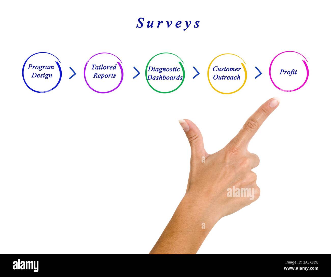 Diagram of survey Stock Photo - Alamy