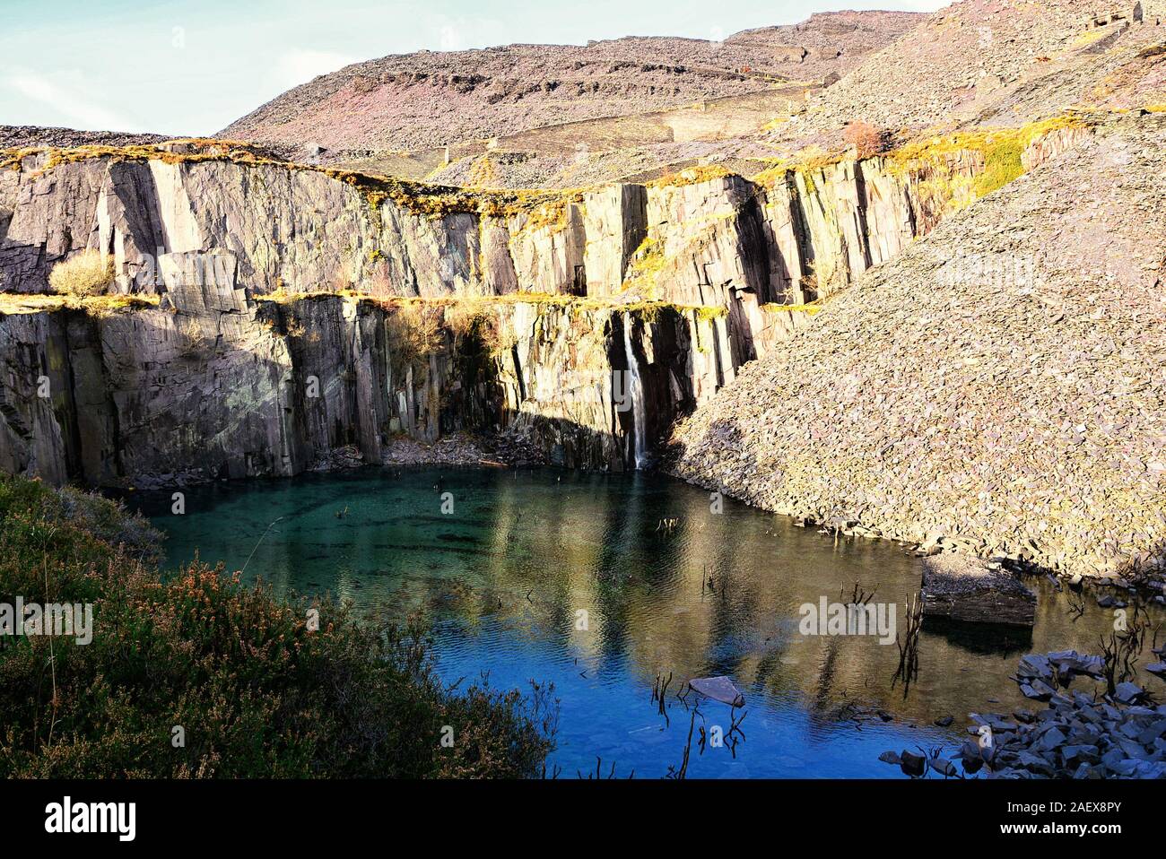 Dinorwic Slate Quarry wales Stock Photo - Alamy