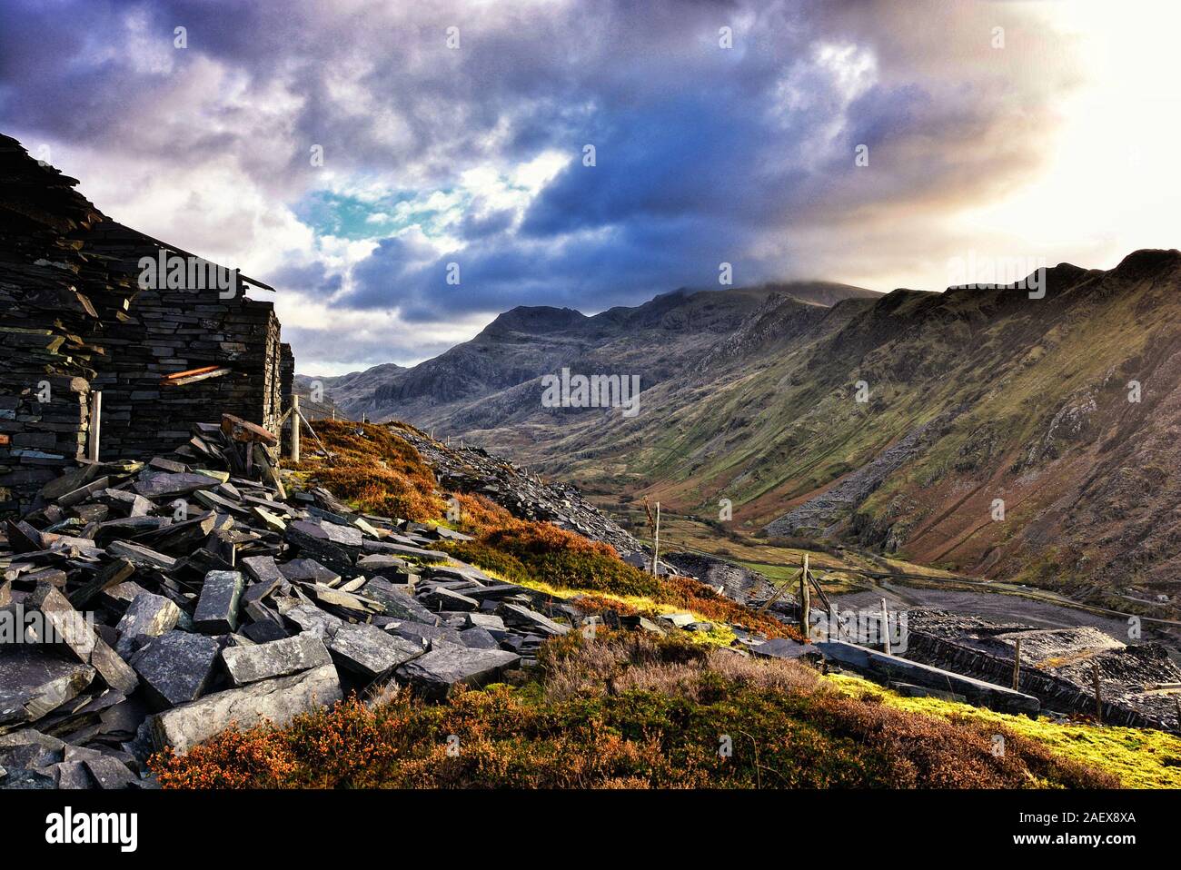 Dinorwic Slate Quarry wales Stock Photo - Alamy