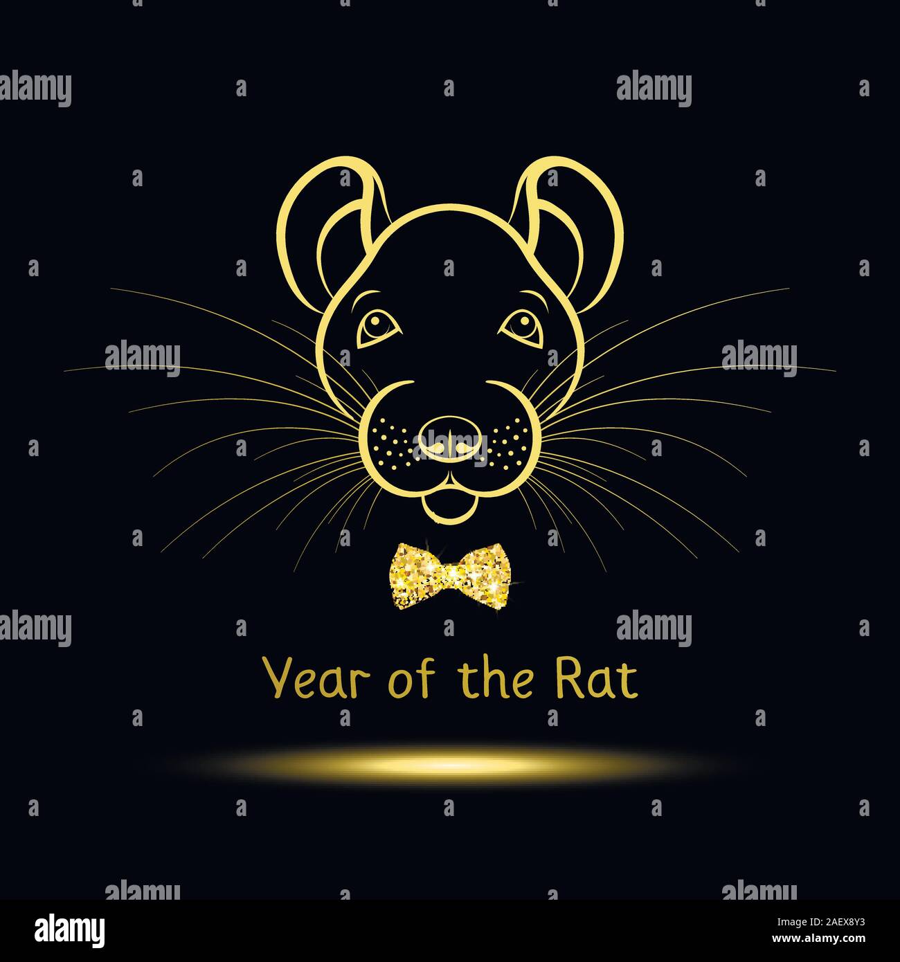 Year rat hi-res stock photography and images - Alamy