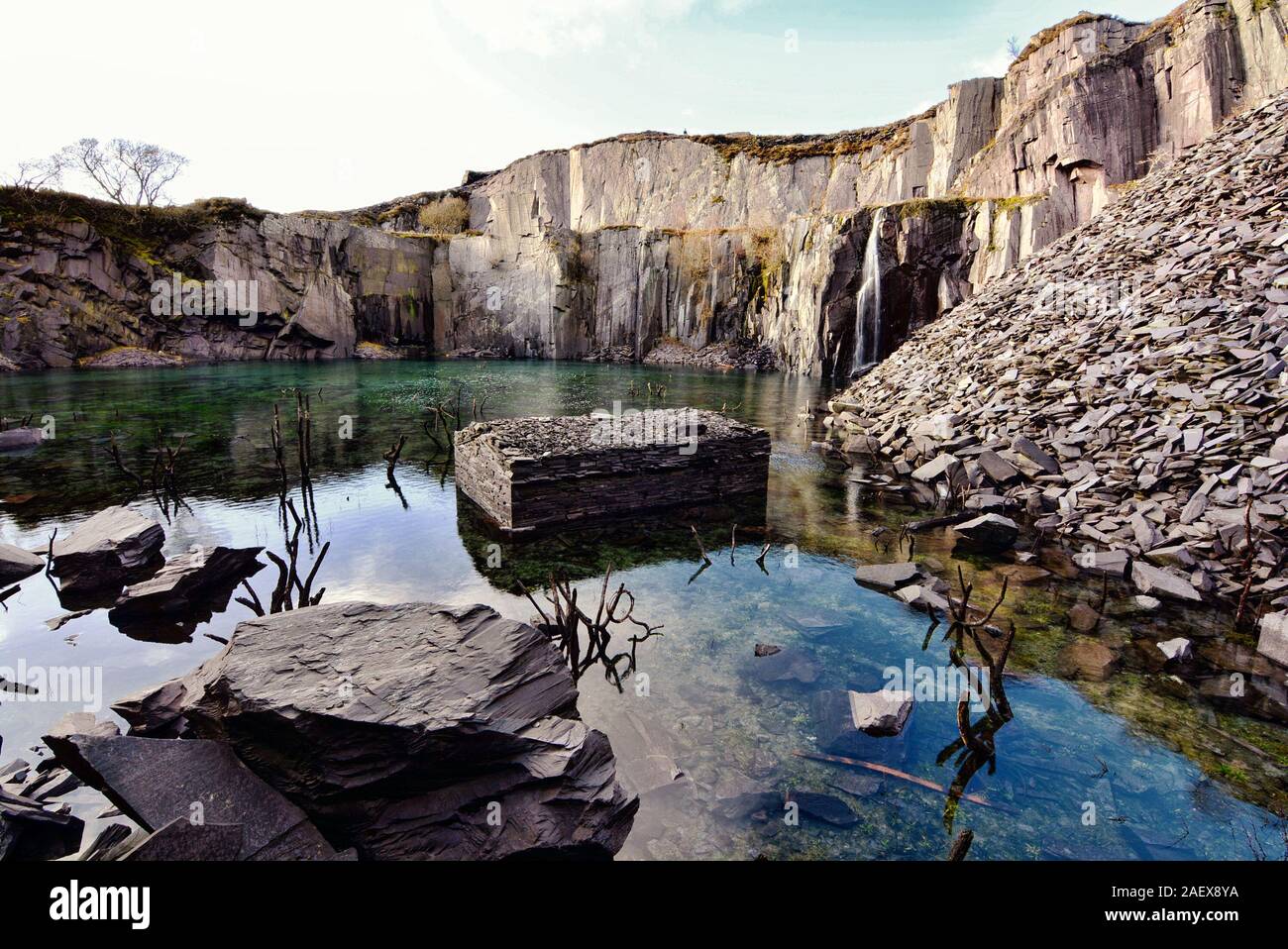 Dinorwic Slate Quarry wales Stock Photo - Alamy