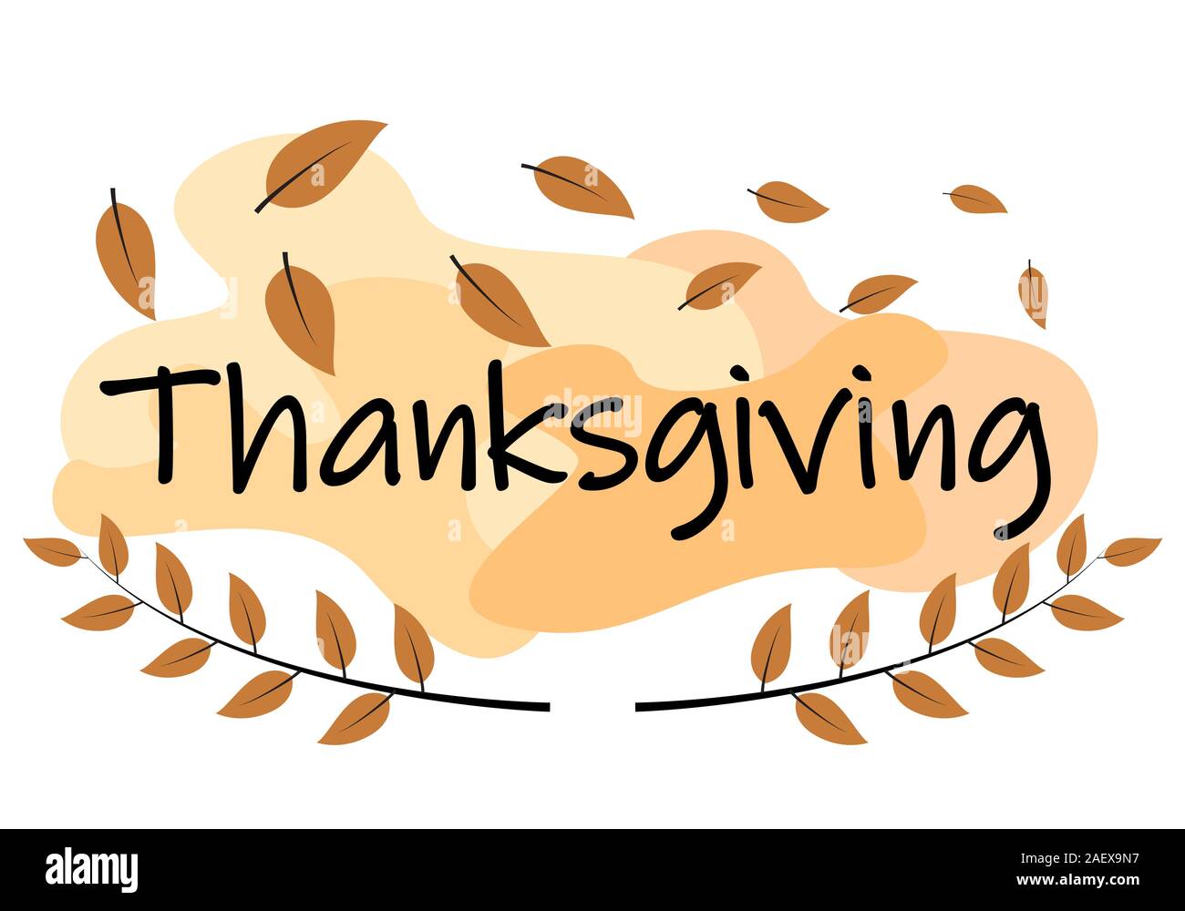 Thanksgiving text design hi-res stock photography and images - Alamy