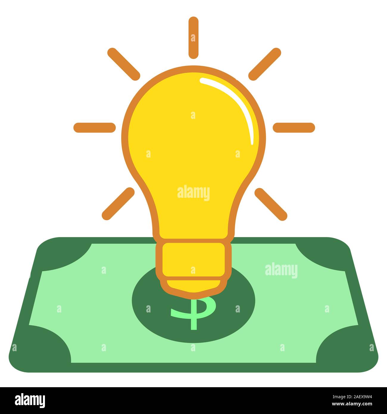 make money idea icon Stock Vector Image & Art - Alamy