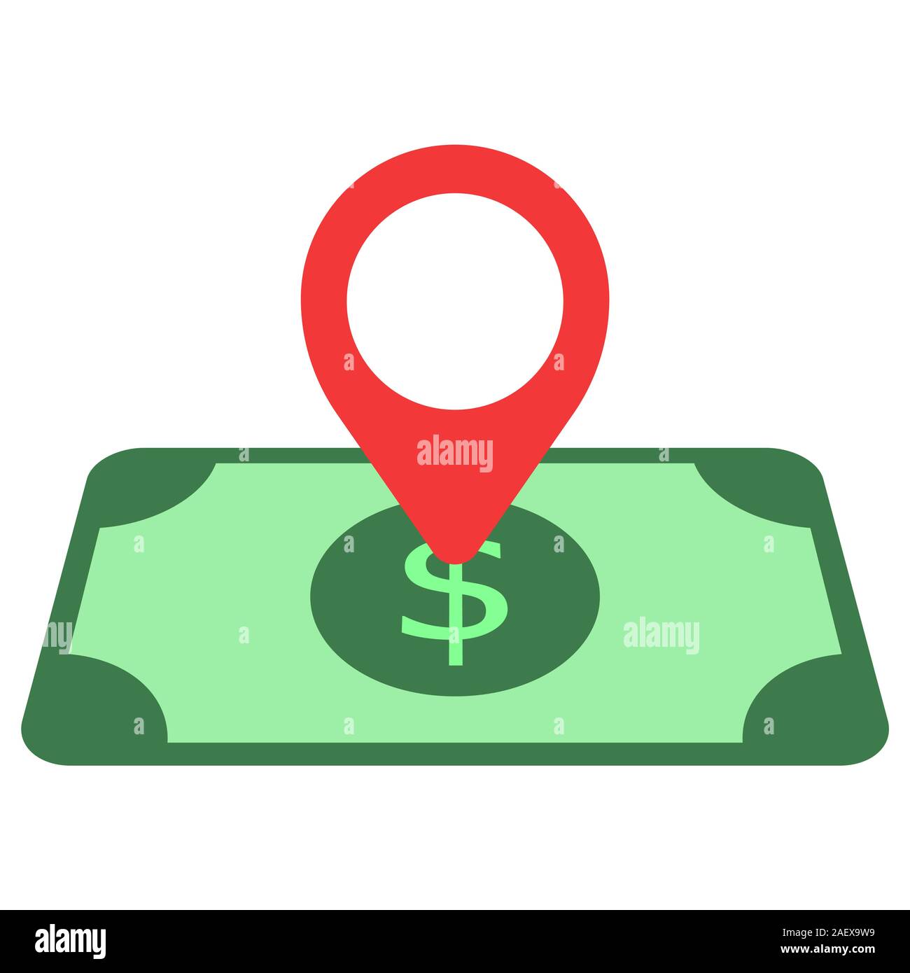 Money pin Stock Vector Images - Alamy