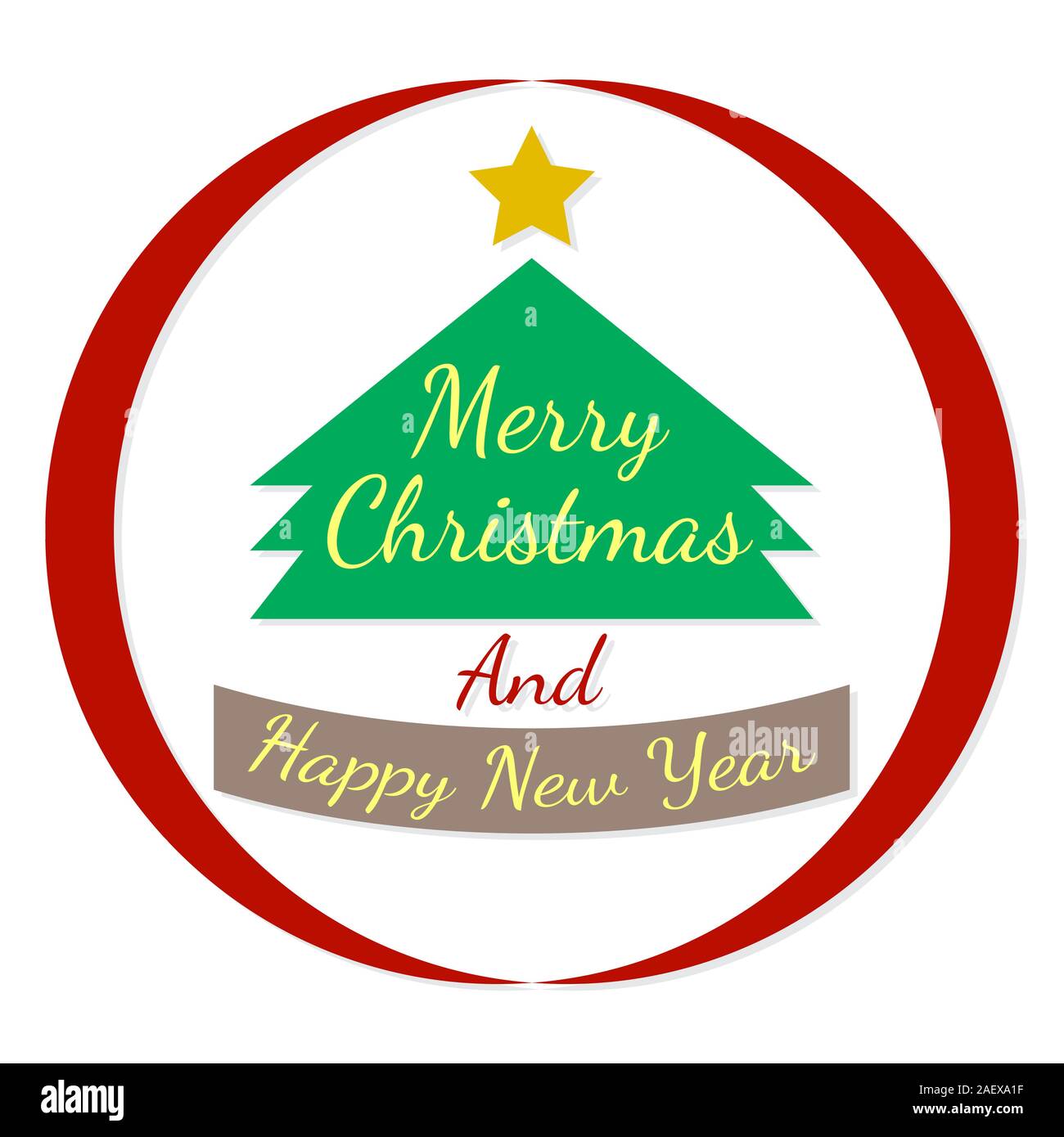 Merry christmas text gingerbread Stock Vector Images - Alamy