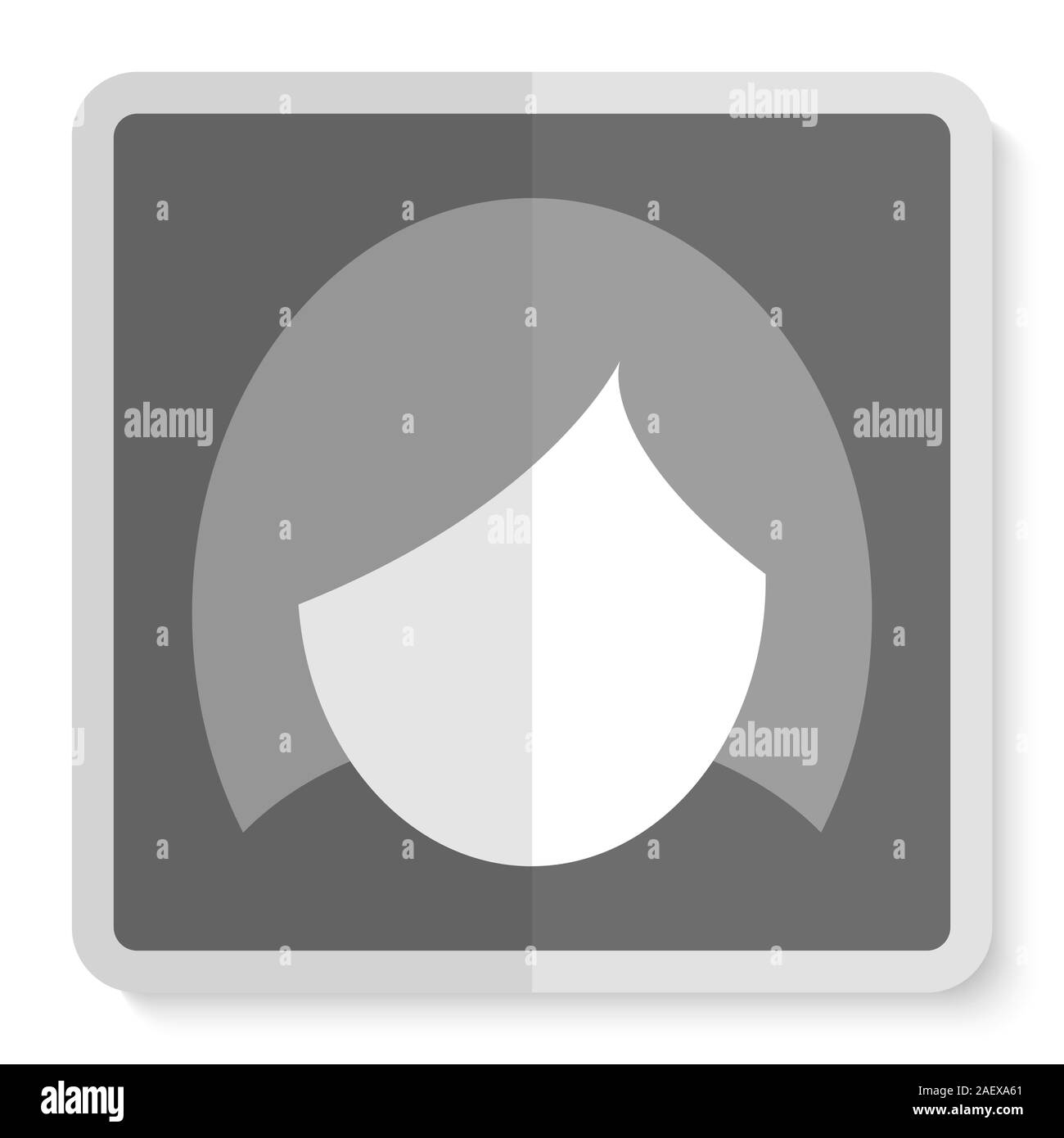 woman contact icon Stock Vector Image & Art - Alamy