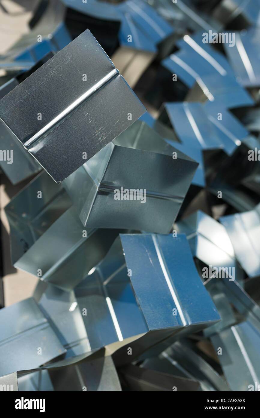 Elements of components for structures, metal profile Stock Photo - Alamy