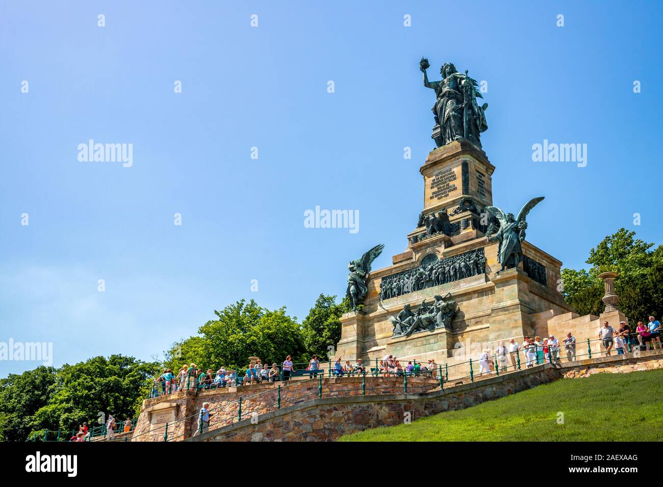 Niederwald Monument in Ruedesheim, Germany Stock Photo - Alamy