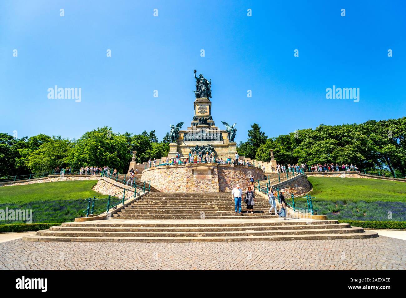 Niederwald Monument in Ruedesheim, Germany Stock Photo - Alamy