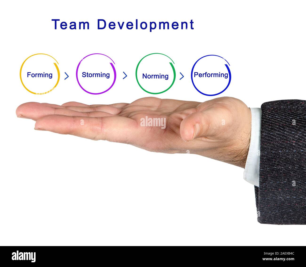 Team Development Process Stock Photo - Alamy