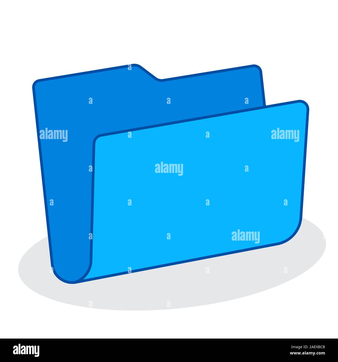 folder icon flat design Stock Vector Image & Art - Alamy