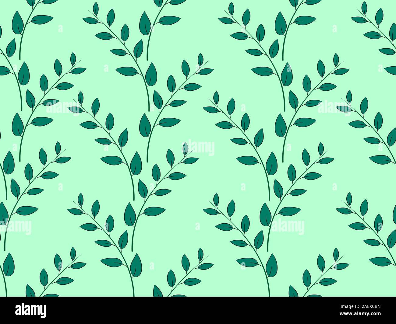 leaf seamless pattern background Stock Vector Image & Art - Alamy
