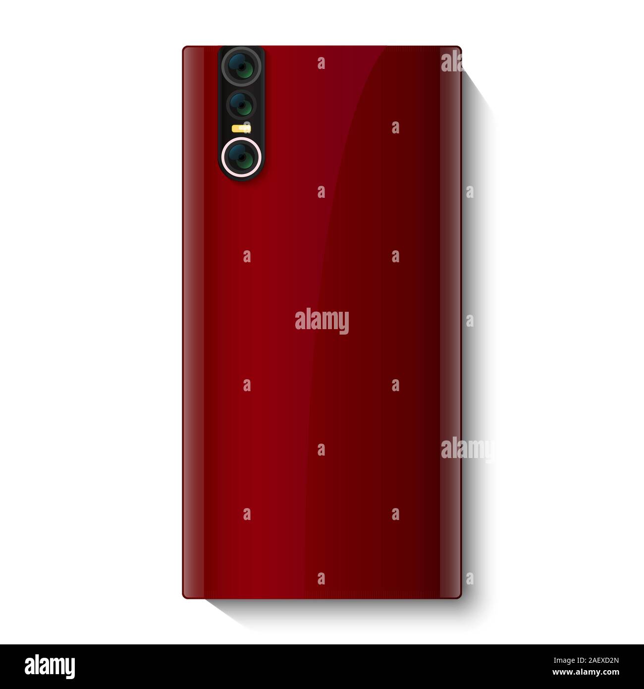 back camera smartphone realistic vector design Stock Vector Image & Art ...