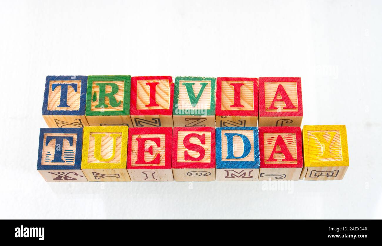 Trivia tuesday hi-res stock photography and images - Alamy
