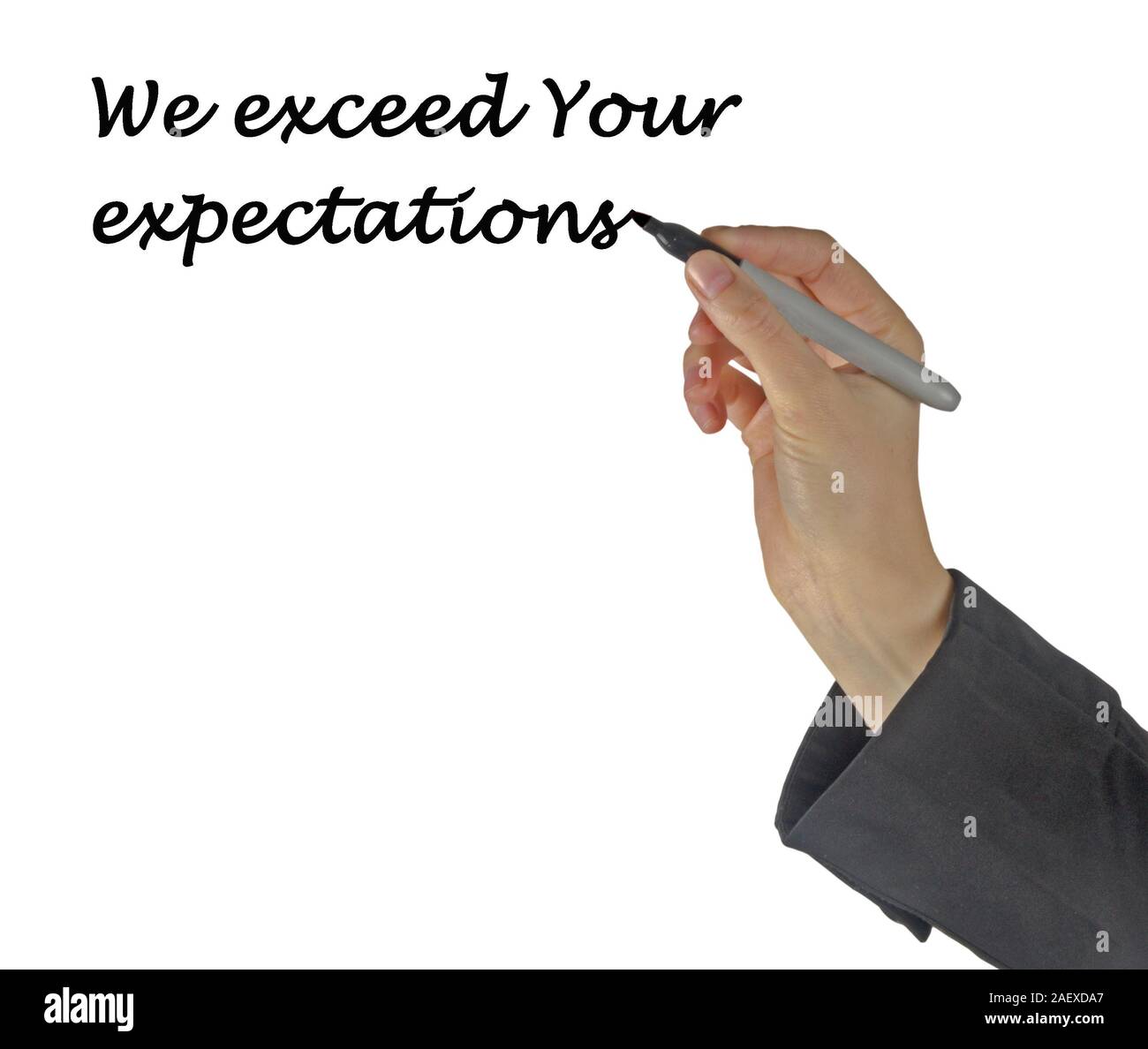 Exceed expectation hi-res stock photography and images - Alamy