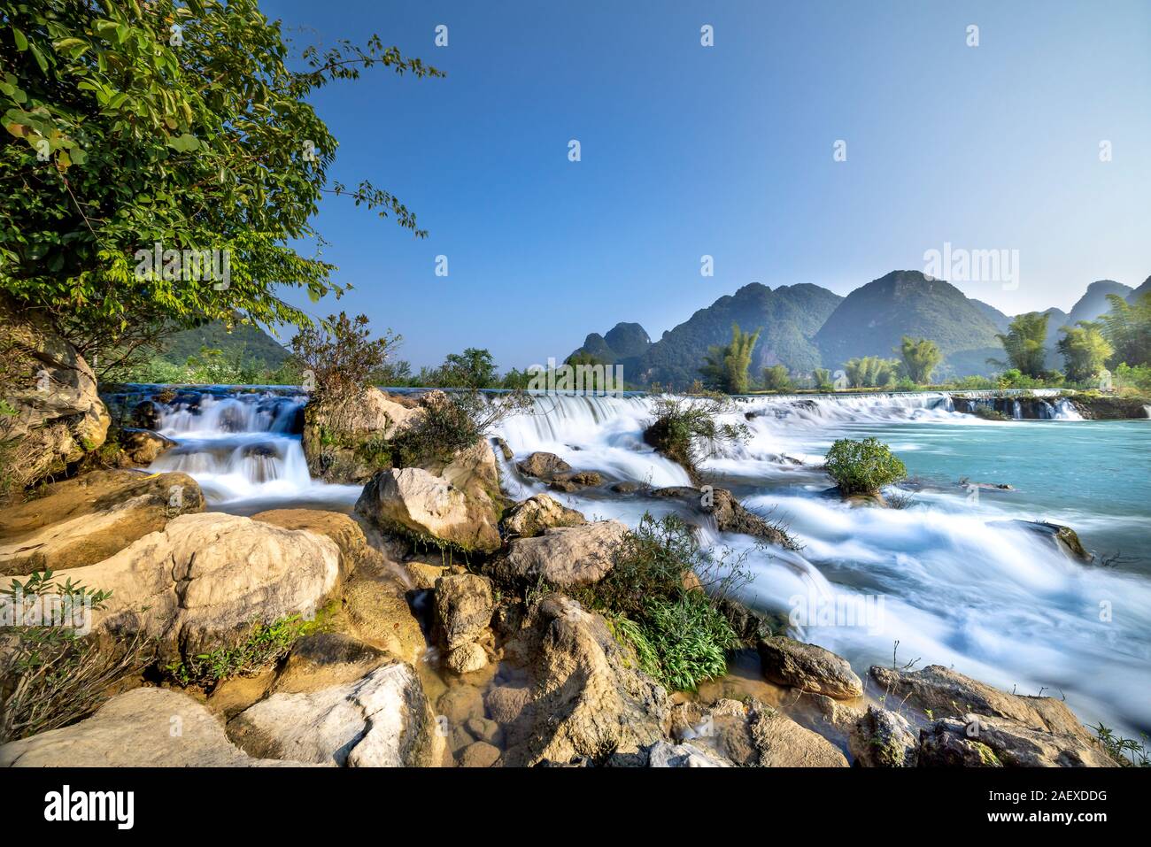 Cao bang waterfall hi-res stock photography and images - Alamy