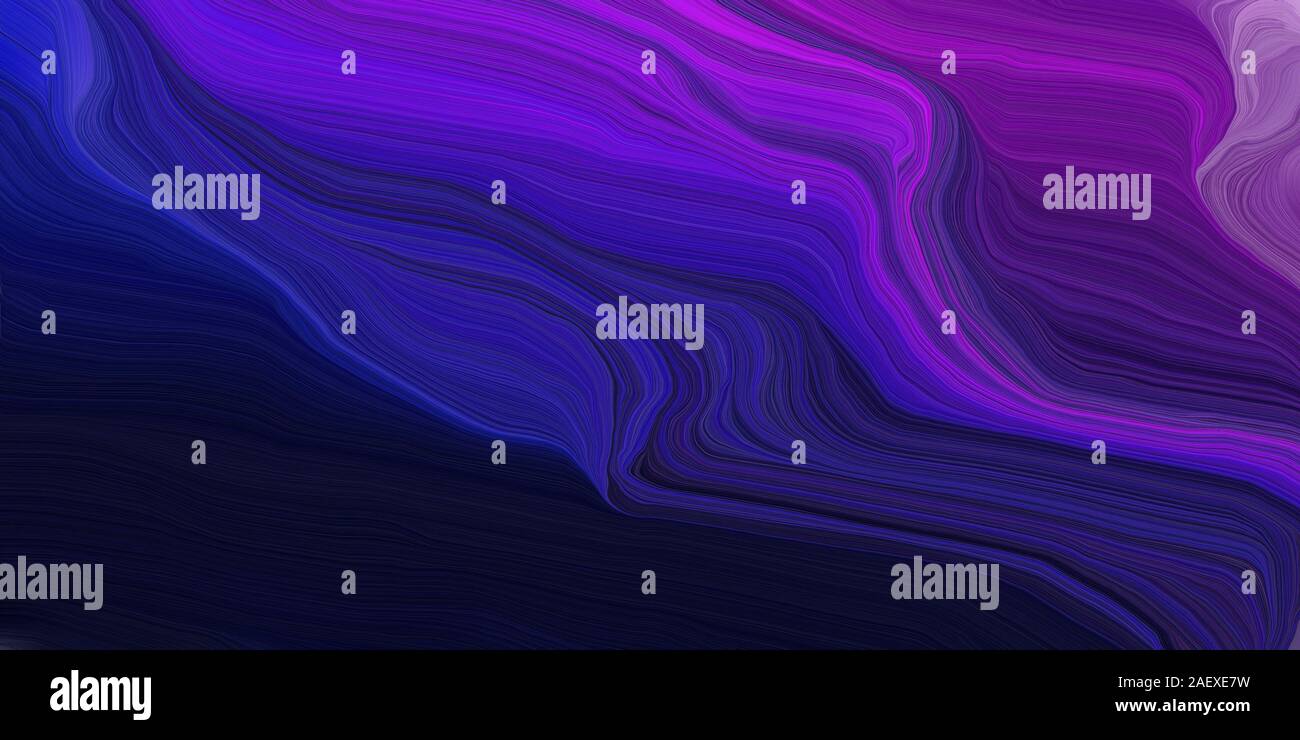 background graphic with contemporary waves illustration with midnight ...