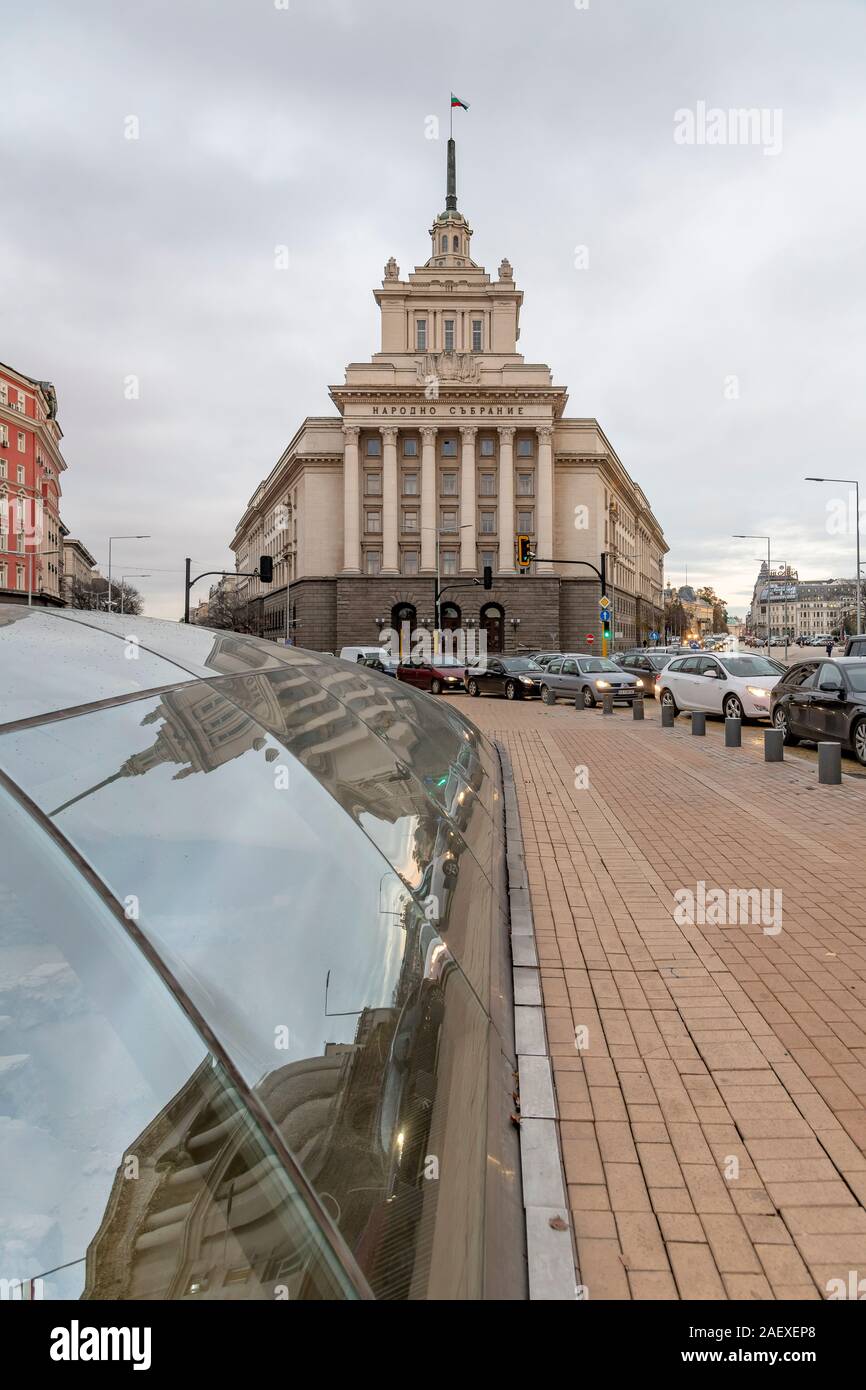 The Communist Party House, Sofia, Bulgaria. Once the Soviet ...