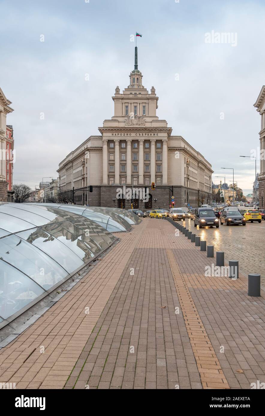 The Communist Party House, Sofia, Bulgaria. Once the Soviet ...