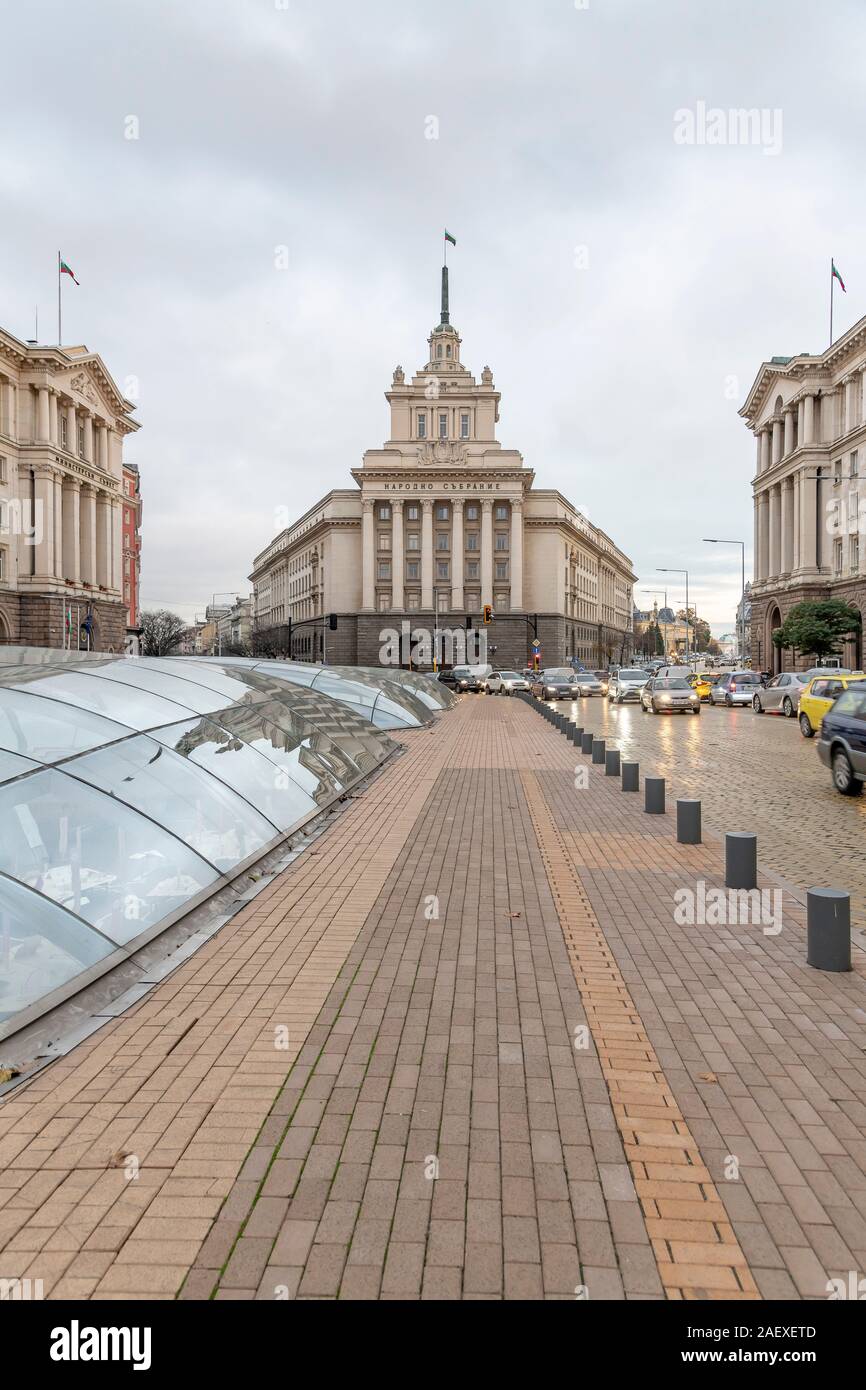The Communist Party House, Sofia, Bulgaria. Once the Soviet ...