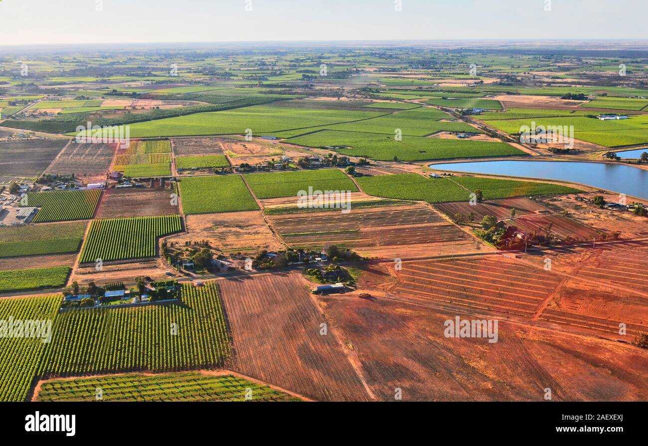 Aerial view murray river hi-res stock photography and images - Alamy