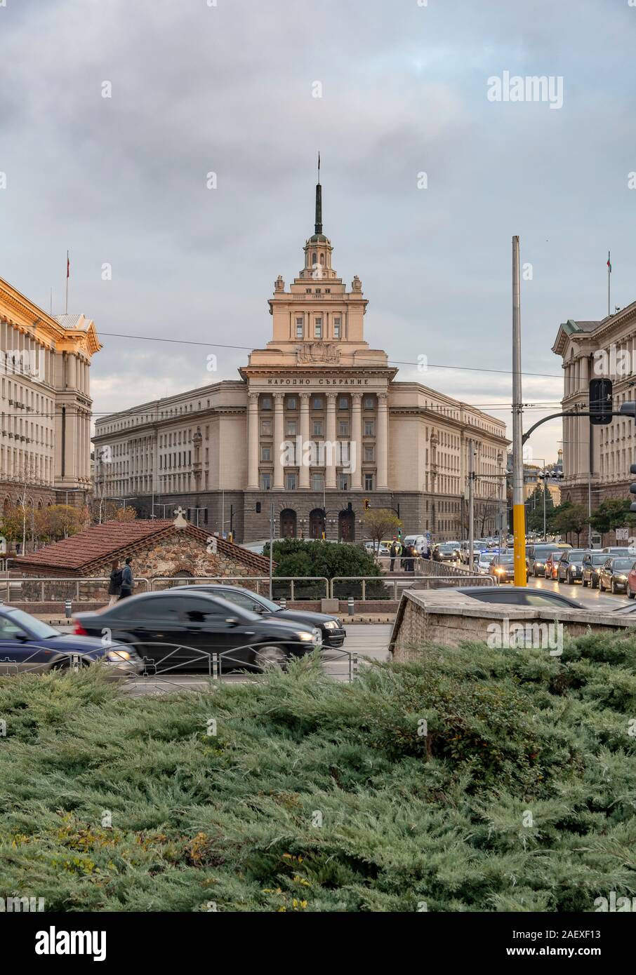 The Communist Party House, Sofia, Bulgaria. Once the Soviet ...