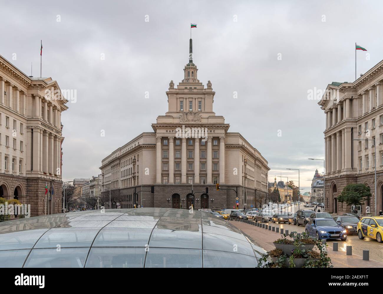 The Communist Party House, Sofia, Bulgaria. Once the Soviet ...