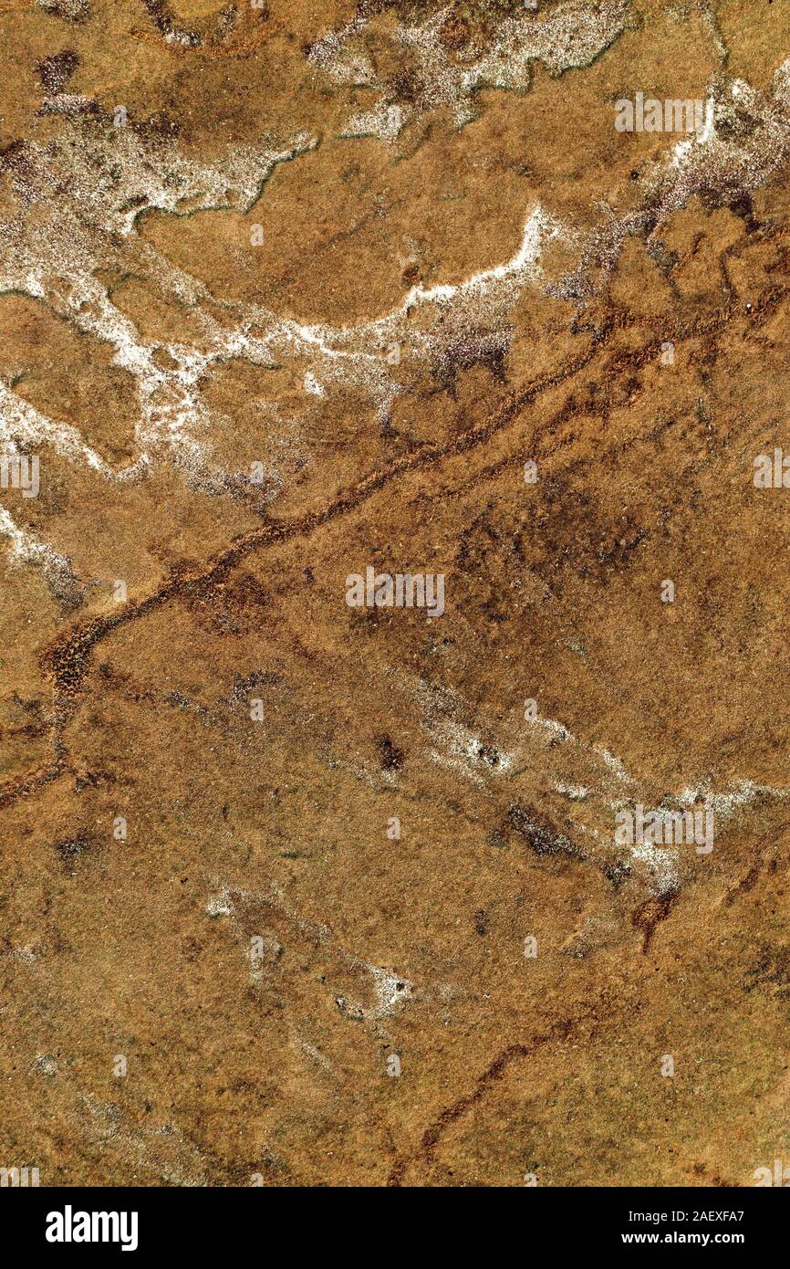 Abstract texture of plain landscape countryside from drone pov Stock ...