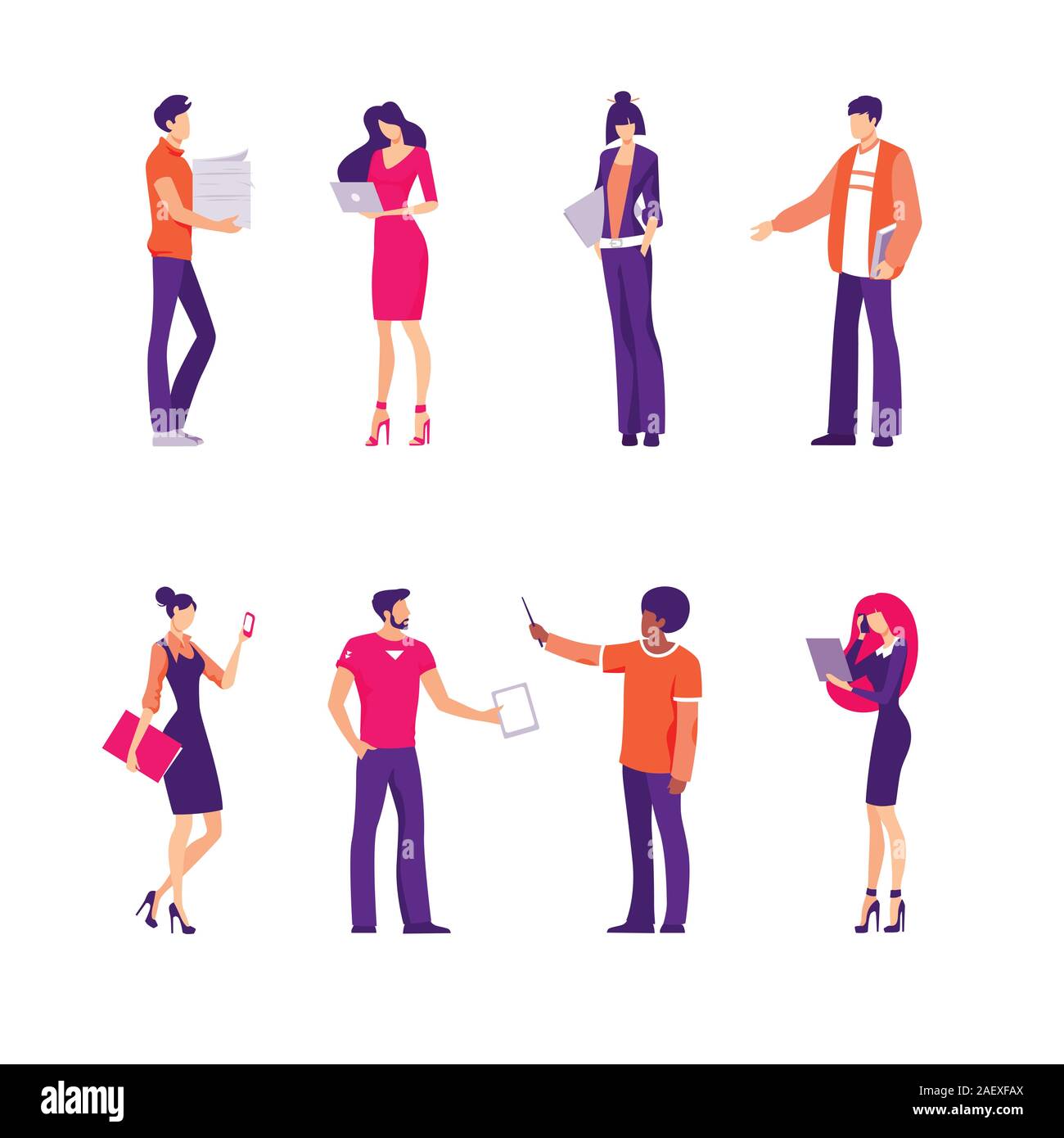 African american office employee working Cut Out Stock Images ...