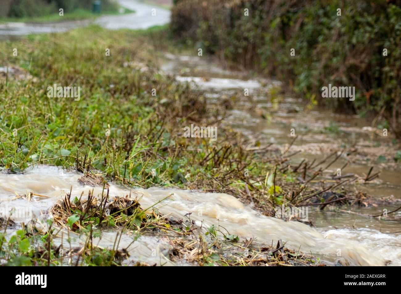 Flooding due to heavy Rain Stock Photo - Alamy