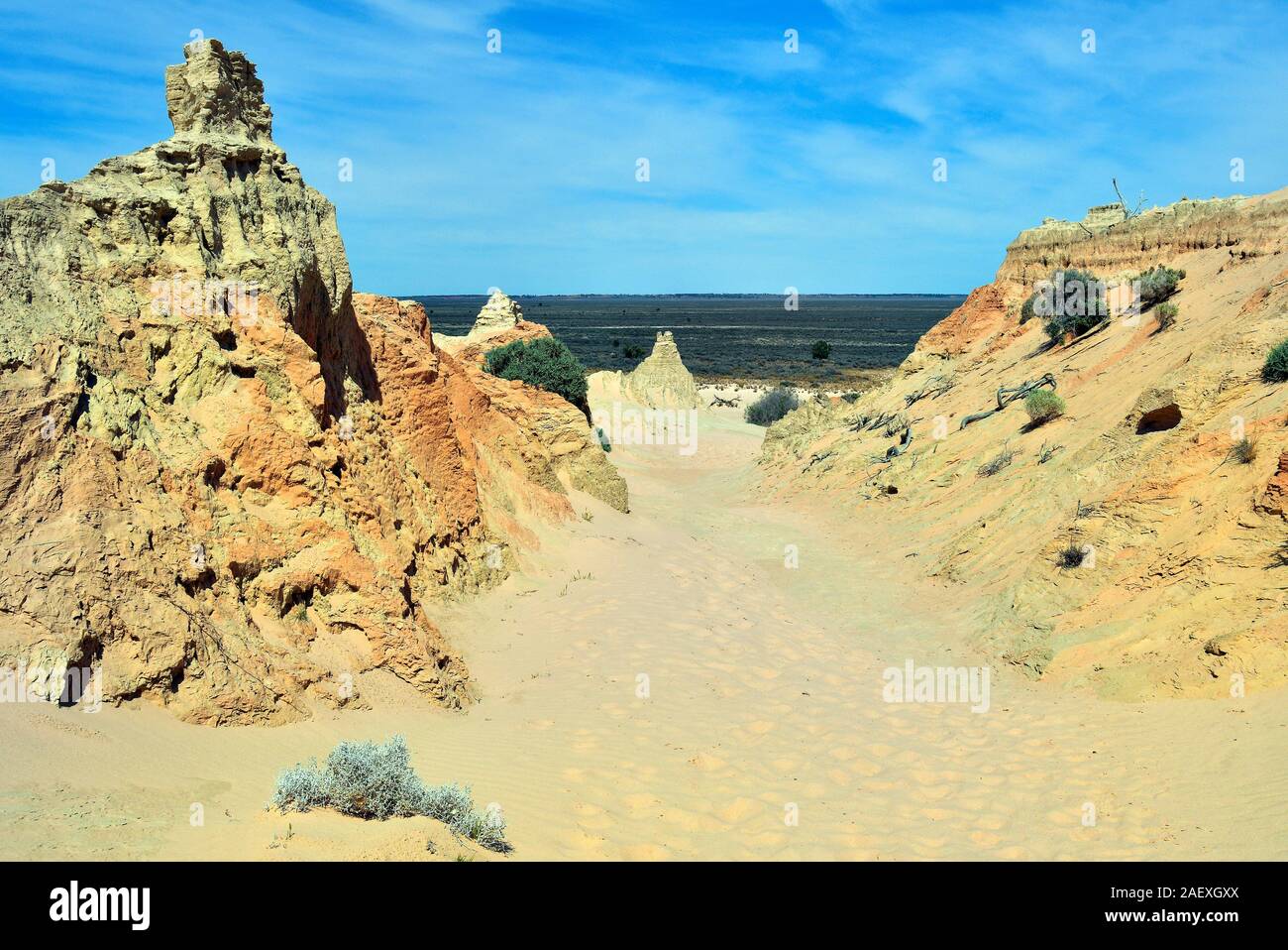 Australia, Mungo National Park in New South Wales Stock Photo - Alamy