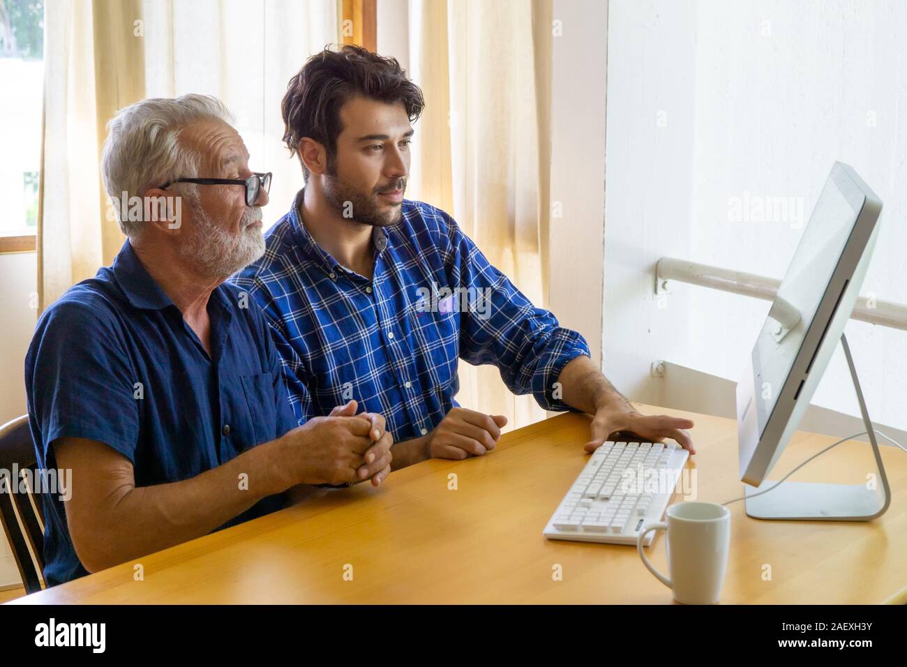 Father bonding baby older hi-res stock photography and images - Alamy