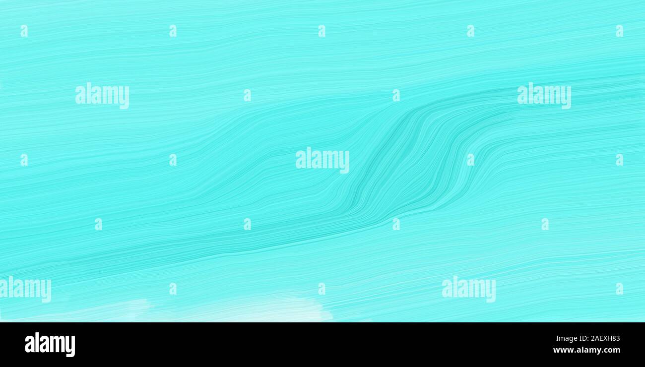 background graphic with modern waves background design with aqua marine ...