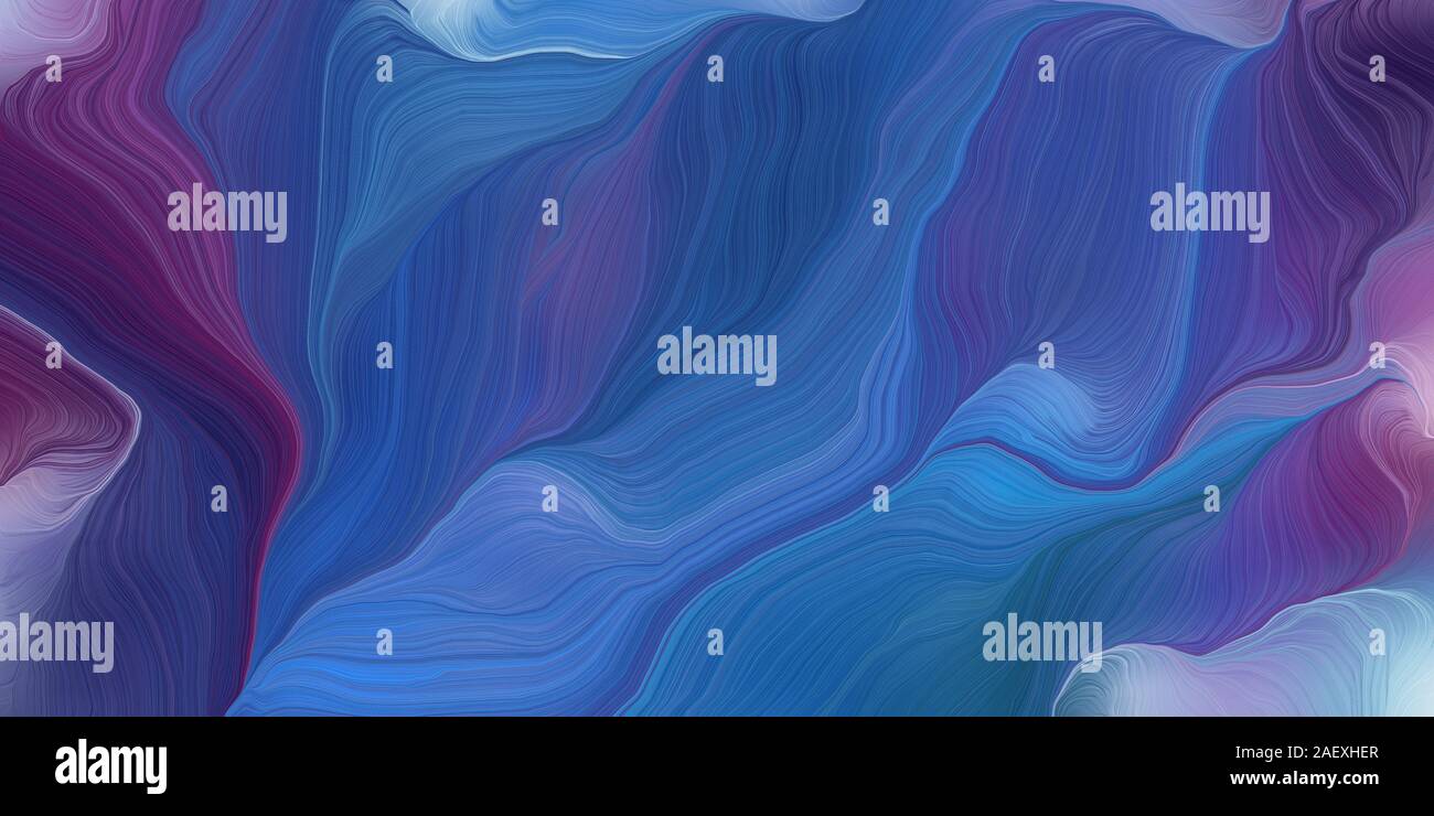 background graphic with contemporary waves design with dark slate blue ...