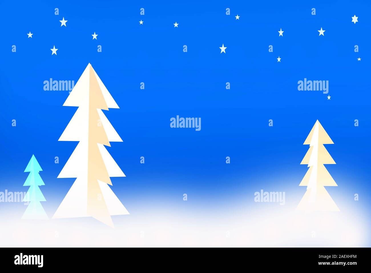 Christmas tree abstract. Greeting card design Stock Photo - Alamy